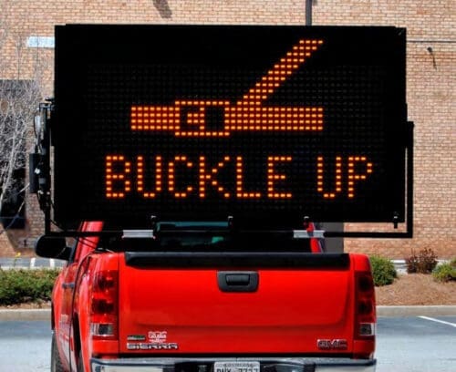 4'x 8' Truck Mounted Message Sign - Full Matrix Display - CMS-GP432Y ...